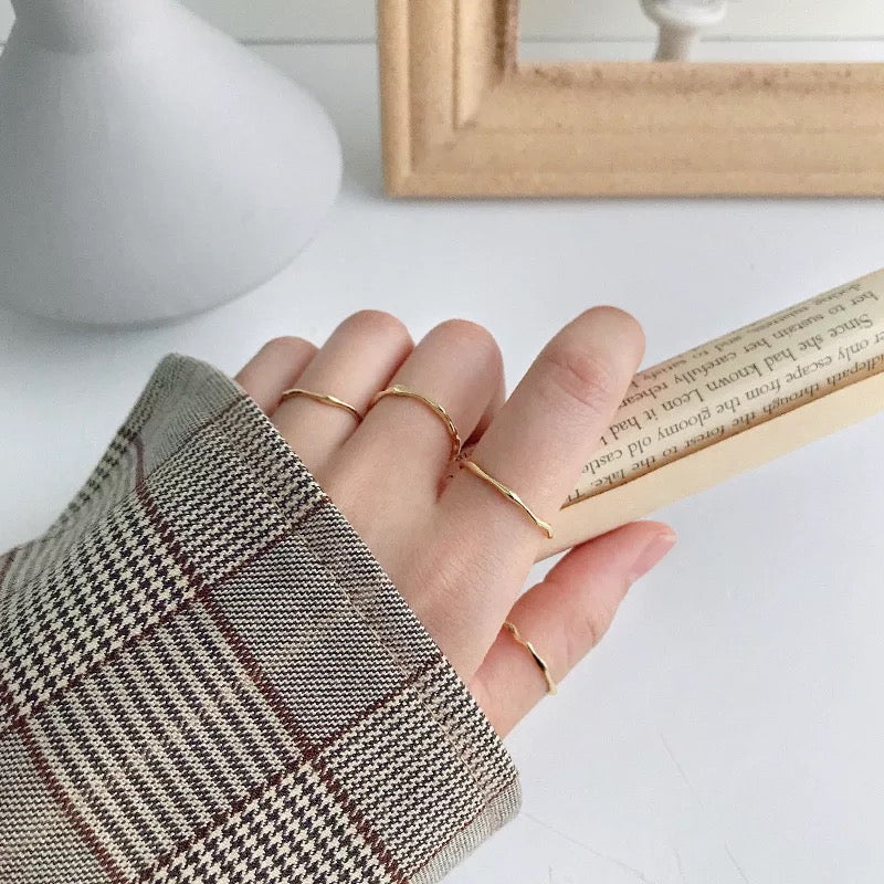 Wave Thin Ring – Rozzita